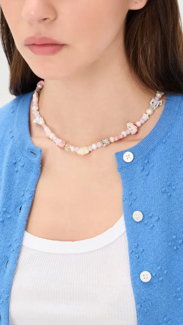 IAN CHARMS Beaded Necklace