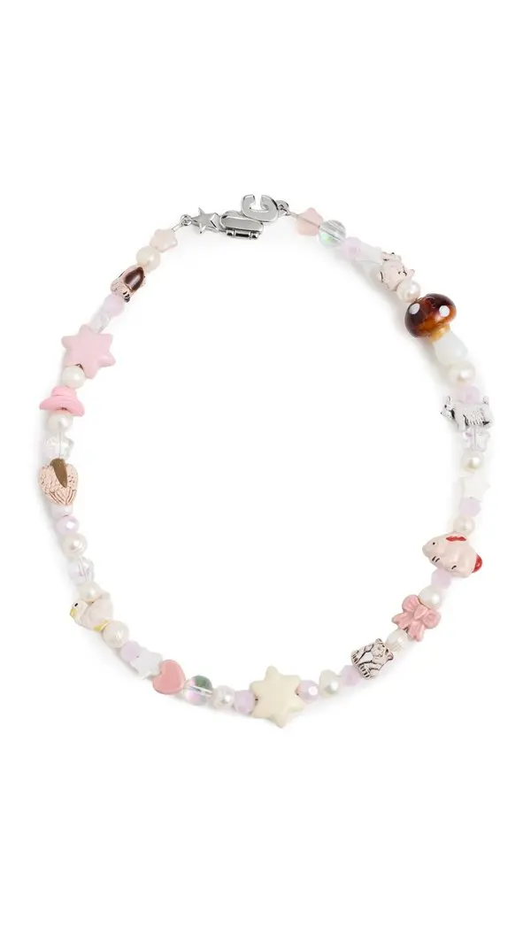 IAN CHARMS Beaded Necklace