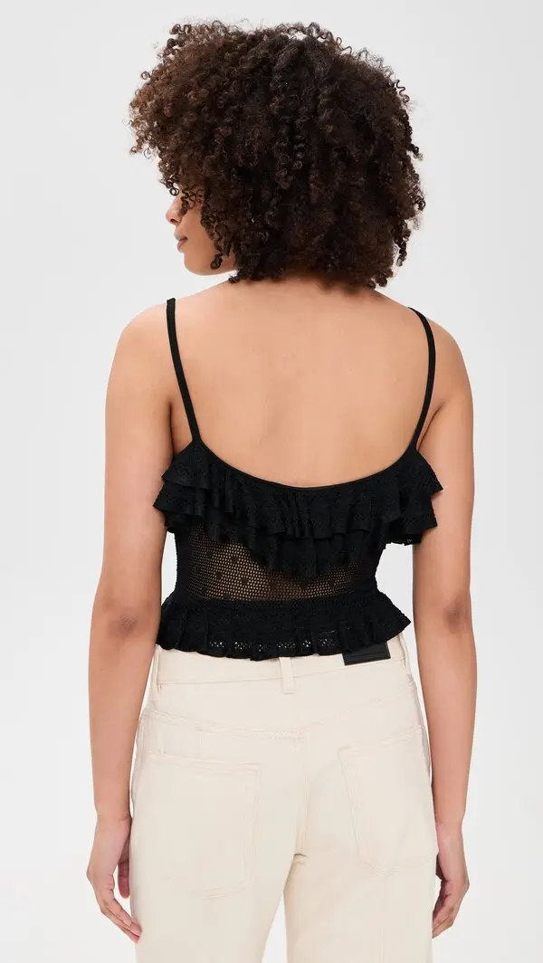 Ulla Johnson Bania Knit Bodysuit - Noir