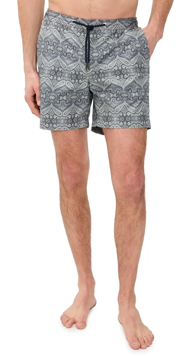 Orlebar Brown Bulldog Drawcord Swim Trunks - Night Iris
