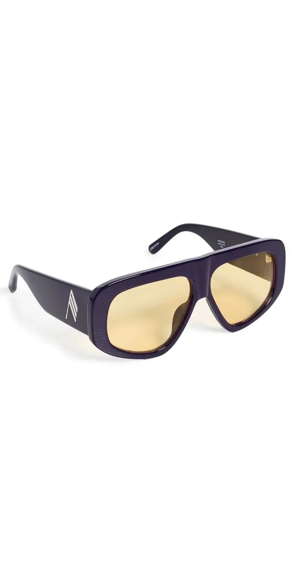 Attico Aviator Frame Sunglasses - Purple