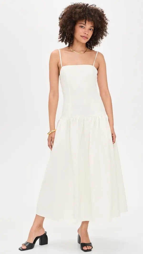 Endless Rose Linen Drop Waist Maxi Dress