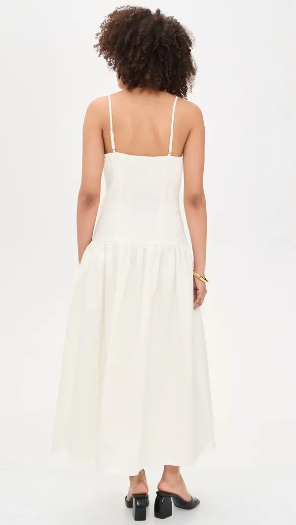 Endless Rose Linen Drop Waist Maxi Dress