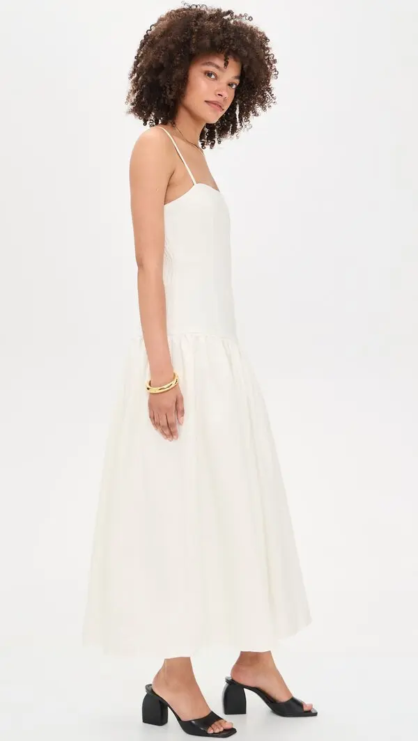 Endless Rose Linen Drop Waist Maxi Dress