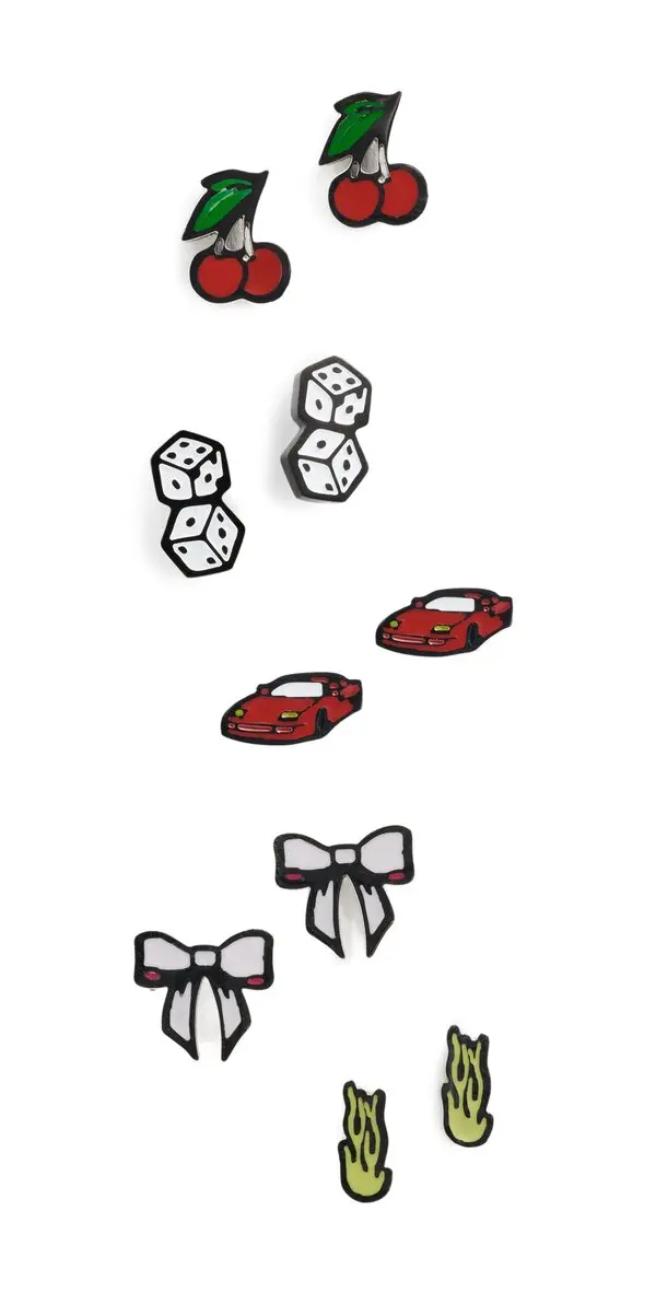 IAN CHARMS Icon Stud Pack - Multicolor