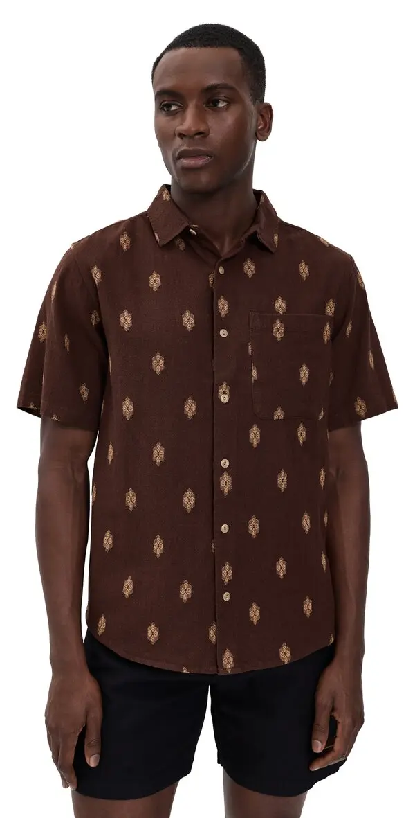 MCTAVISH Button Up Shirt - Brown Multi