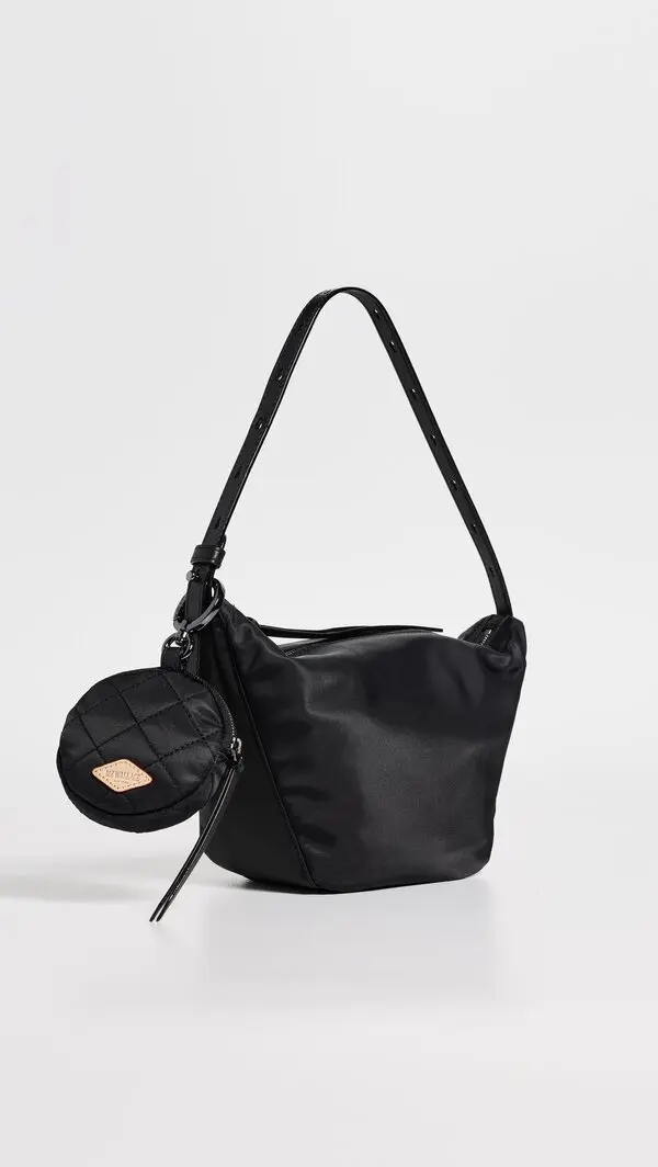Mz Wallace Small Waverly Hobo Bag - Black