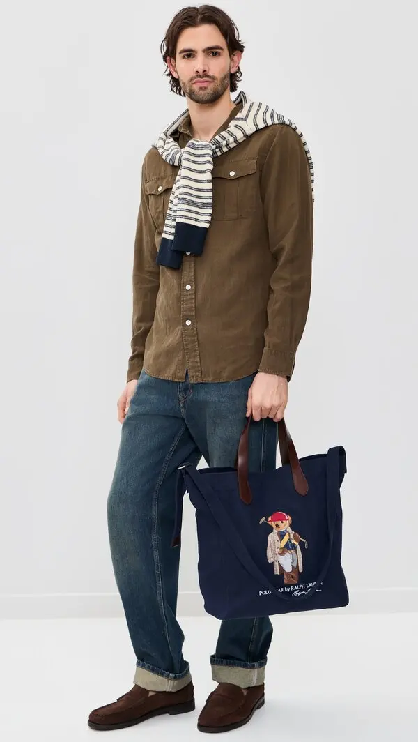 Polo Ralph Lauren Original Label Silk Canvas Ranger Shirt