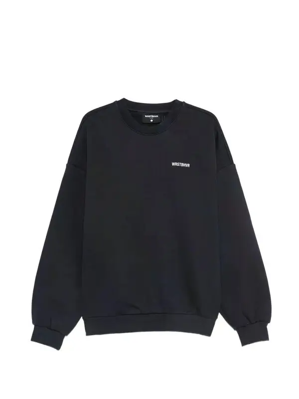 WRSTBHVR Logo-detail Sweatshirt - Blue