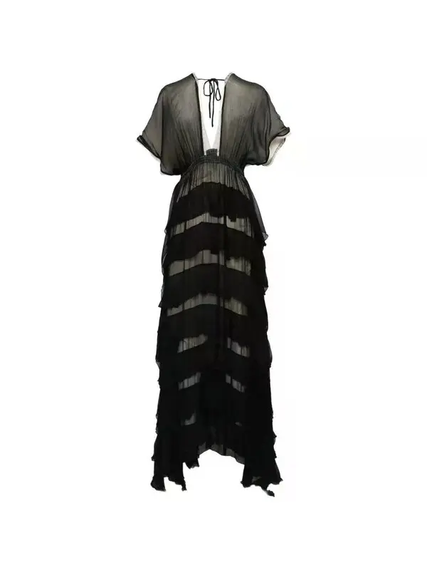 MES DEMOISELLES Ruffled Maxi Dress