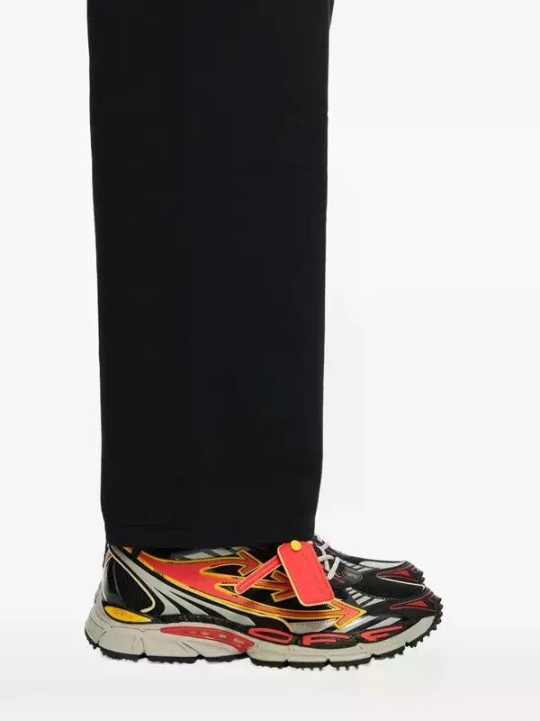 Off-White Arrow Motif Zip-tie Sneakers - Black