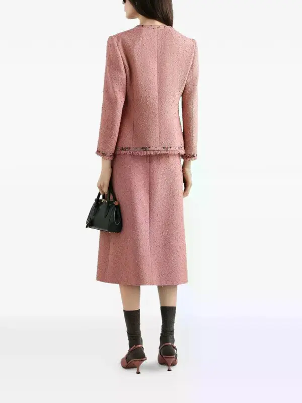 Dolce & Gabbana Bouclé-effect Midi Skirt