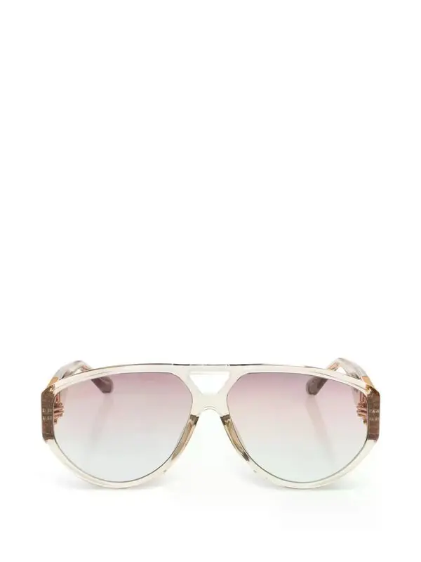 Linda Farrow Portia Sunglasses - Neutrals