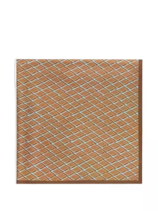 SLOWEAR Patterned Silk Scarf