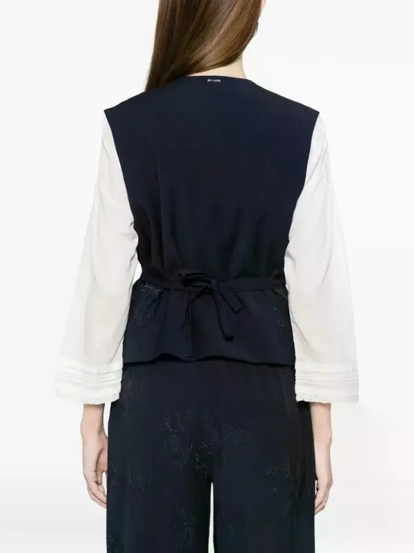 TWINSET Embroidered Floral Waistcoat