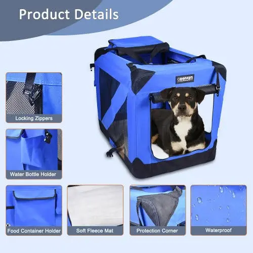 JESPET Soft Pet Crate 30