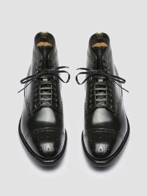 Officine Creative Temple 004 Leather Ankle Boot