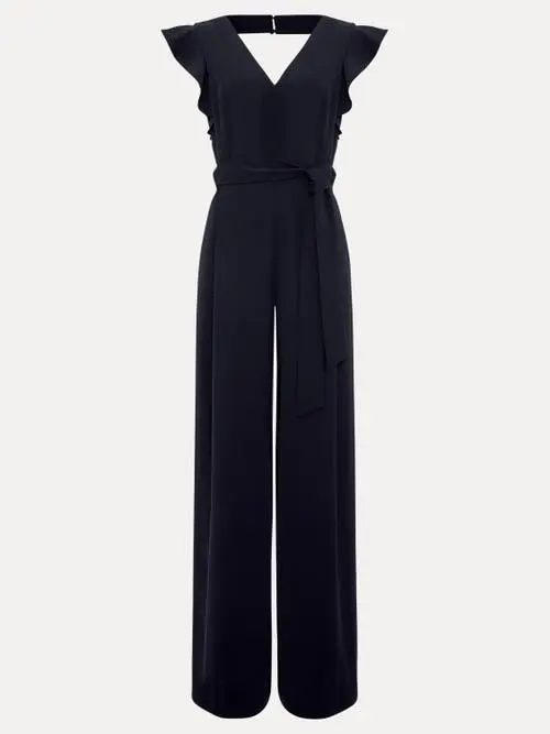 PHASE EIGHT Kallie Frill V-neck Jumpsuit