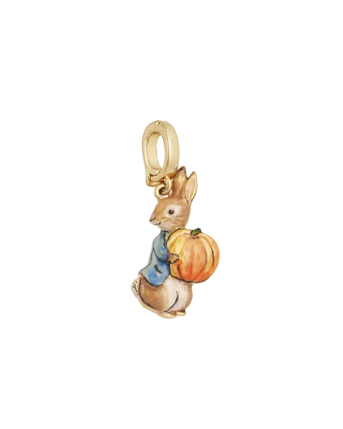 FABLE ENGLAND X Peter Rabbit Pumpkin Charm - Gold