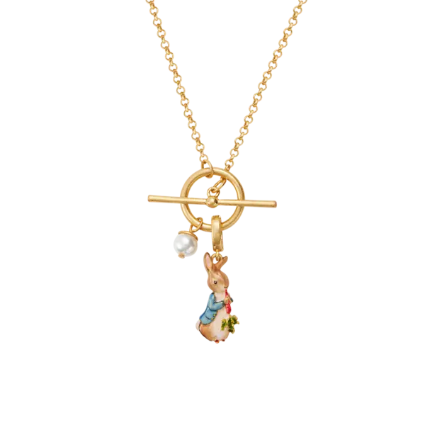FABLE ENGLAND Peter Rabbit Pendant Necklace - Gold