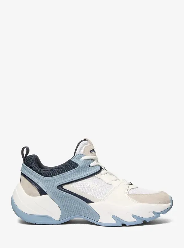 Michael Kors Chase Mixed-media Trainer
