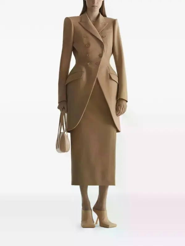 MUGLER Tailored Double-breasted Coat