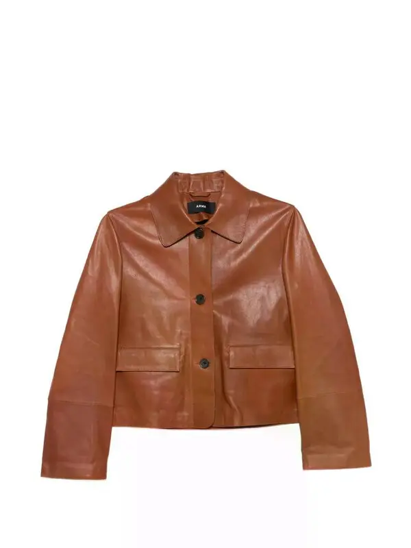 ARMA Leather Jacket - Brown