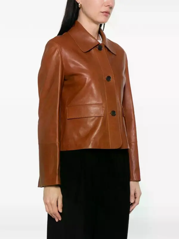 ARMA Leather Jacket - Brown