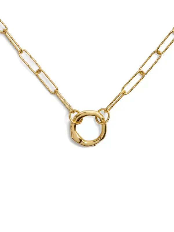 Monica Vinader Textured Chain Necklace
