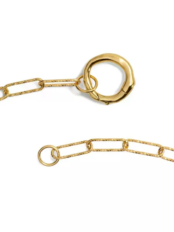 Monica Vinader Textured Chain Necklace