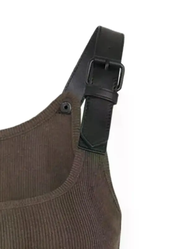Monse Buckle-detail Tank Top - Brown