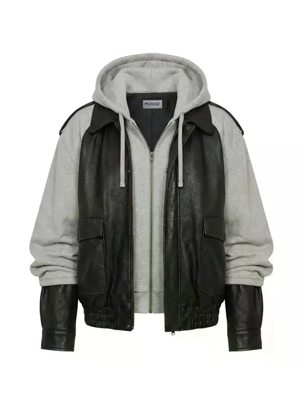 Monse Hybrid Leather Jacket