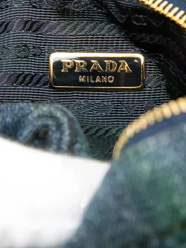 Prada 2000-2013 Denim Cosmetic Pouch
