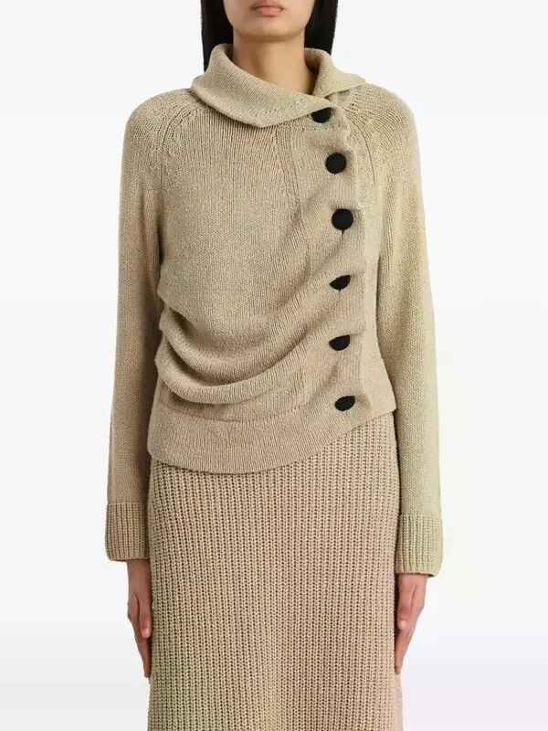 Khaite Cardigan With Front Button