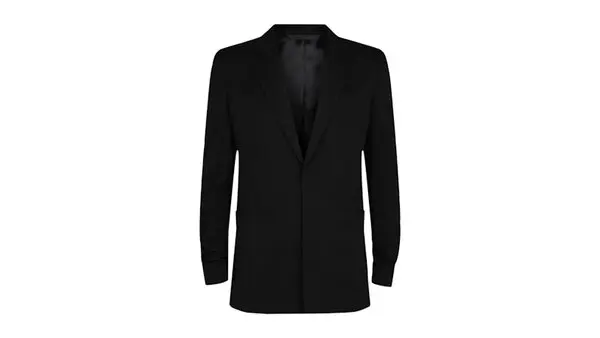 Givenchy Extra Fitted Singlebutton Blazer - Black