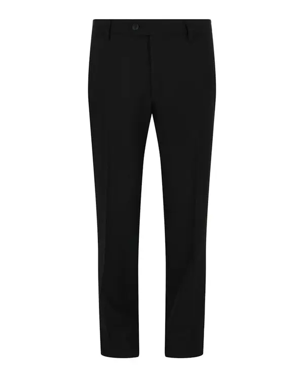 FERRAGAMO Metallic Striped Trousers - Black
