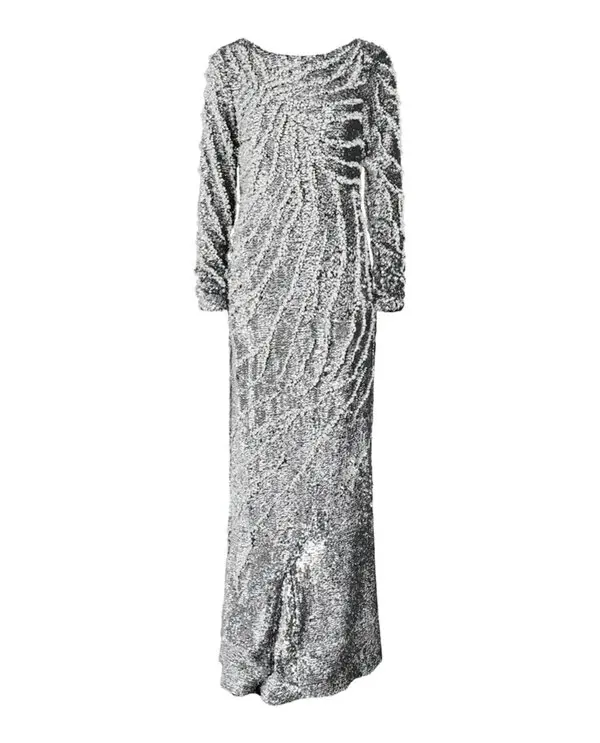 Givenchy Sequined Mermaid Gown - Silver