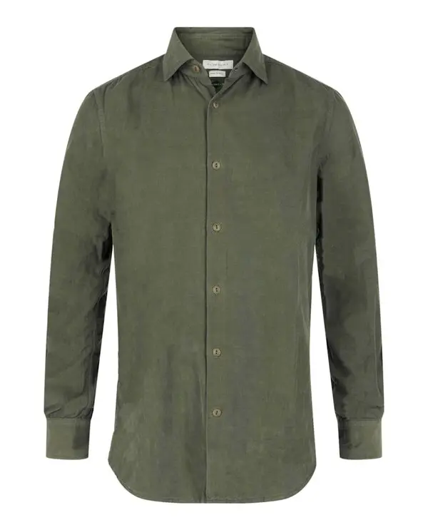 SLOWEAR Glanshirt Slimfit Buttonup Shirt