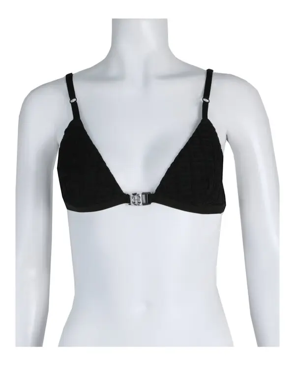 Givenchy 4g Monogram Triangle Bra - Black