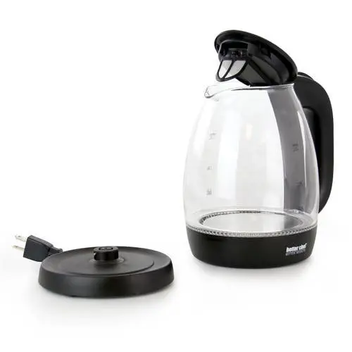 BETTER CHEF 1.7l Cordless Electric Glass Tea Kettle