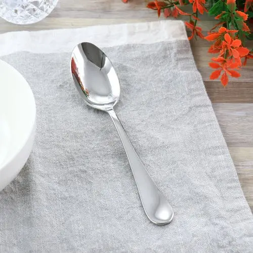 MARTHA STEWART 8 Piece Stainless Steel Dinner Spoon Set