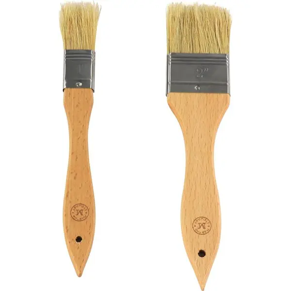 MARTHA STEWART 2 Piece Basting Brush Set - Brown