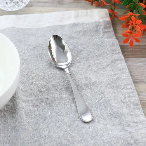 MARTHA STEWART 8 Piece Stainless Steel Teaspoon Set