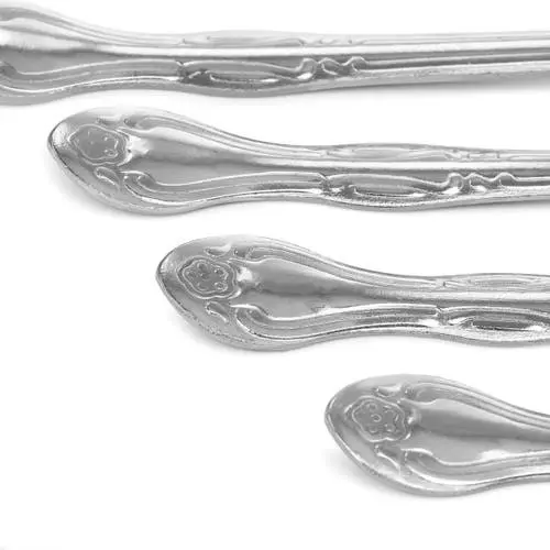 GIBSON HOME Abbie 4 Piece Stainless Steel Dinner Fork Set