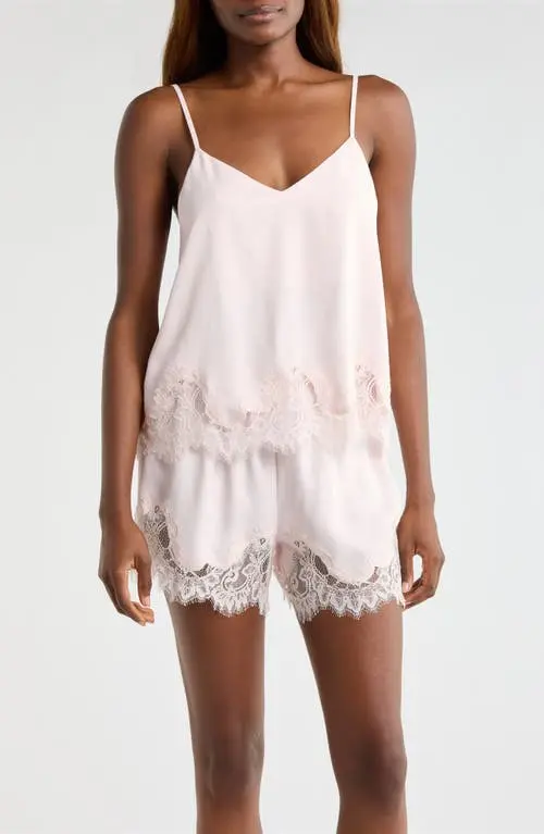 Nordstrom Midnight Lace Trim Camisole & Shorts - Pink Loft