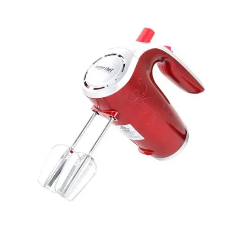 BETTER CHEF 5-speed 150-watt Hand Mixer W/ Silver Accents - Red