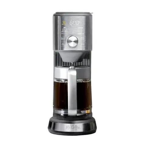 MR. COFFEE Perfect Brew Programmable 8 Cup Intelligent Coffee And Tea Brewer - Silver