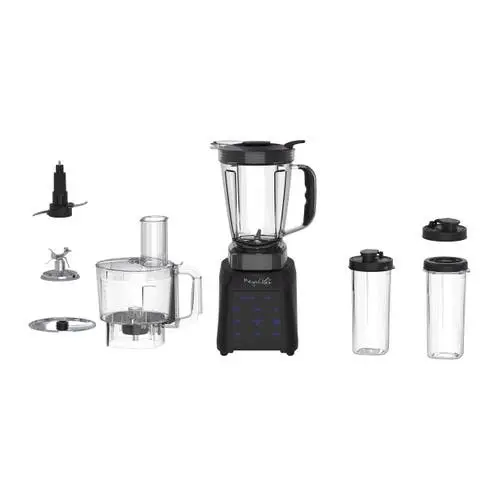 MEGACHEF 8 Cup Blender With 5 Cup Food Processor And Two 24 Ounce On-the-go Cup Combo Set