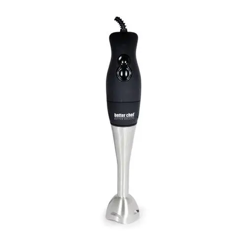 BETTER CHEF Dualpro Handheld Immersion Blender / Hand Mixer - Black