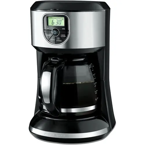 BLACK AND DECKER 12 Cup Programmable Coffeemaker - Black